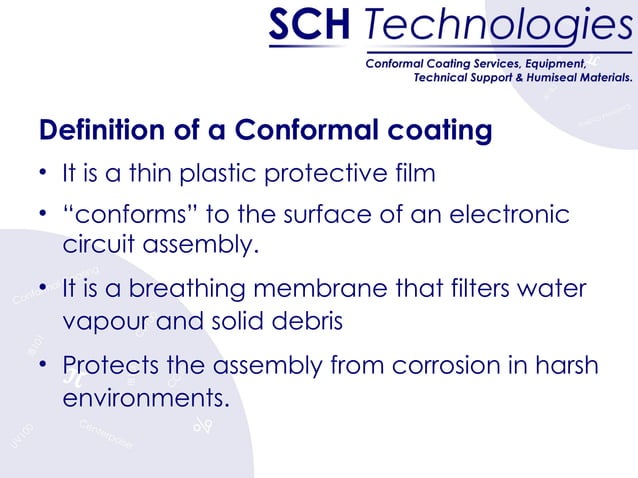 Basic Concepts Of Conformal Coating | PPT