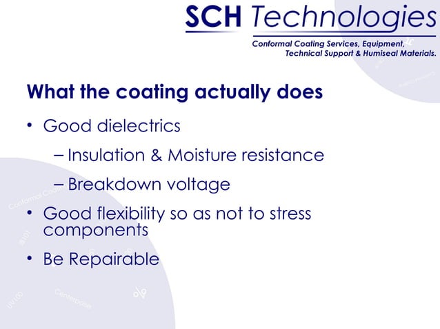 Basic Concepts Of Conformal Coating | PPT