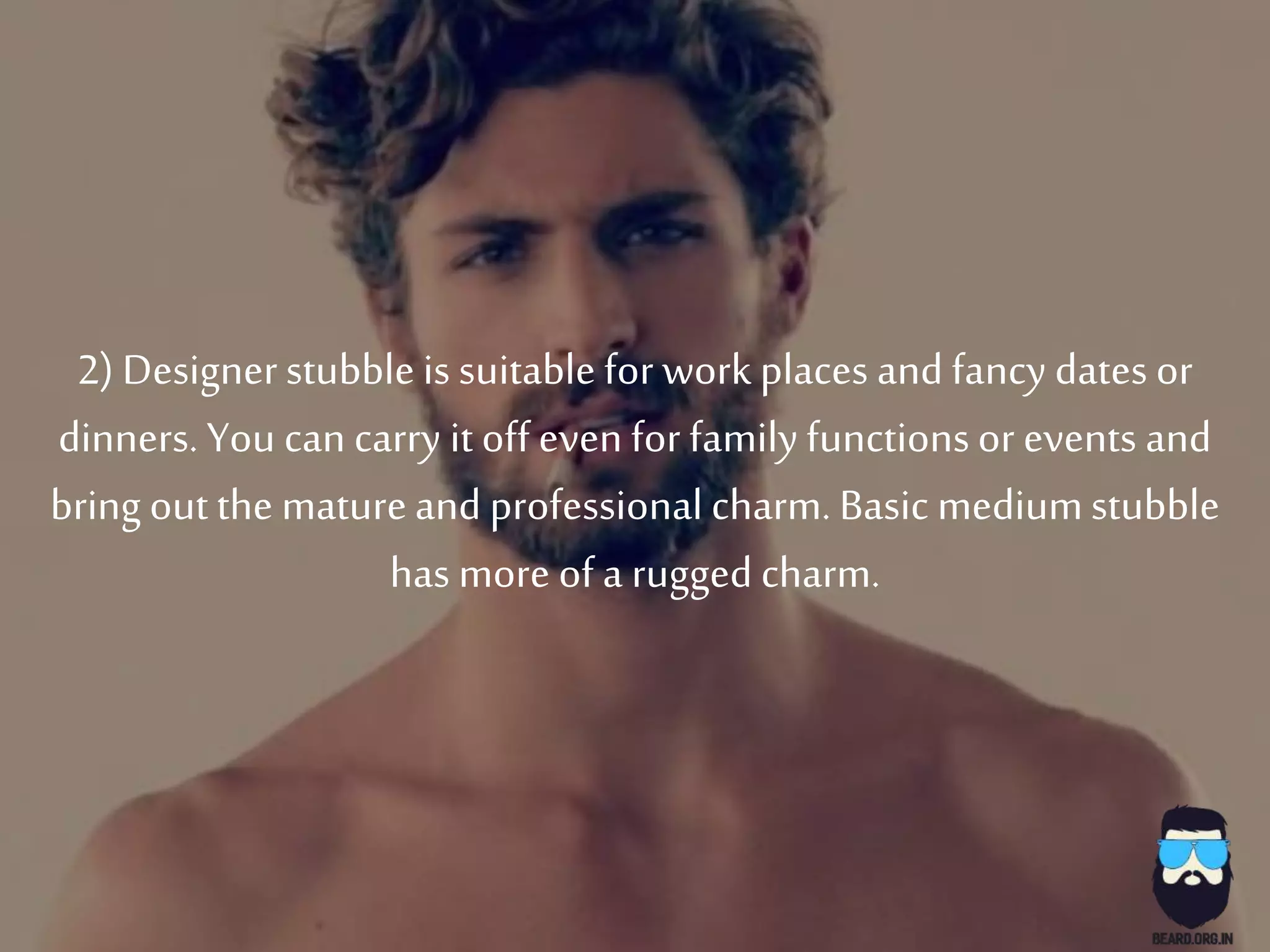 3 basic differences between medium stubble and designer stubble! | PPTX