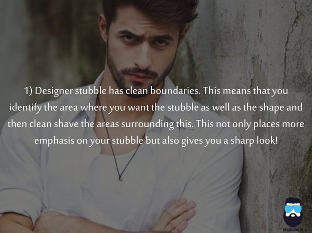 3 basic differences between medium stubble and designer stubble! | PPTX