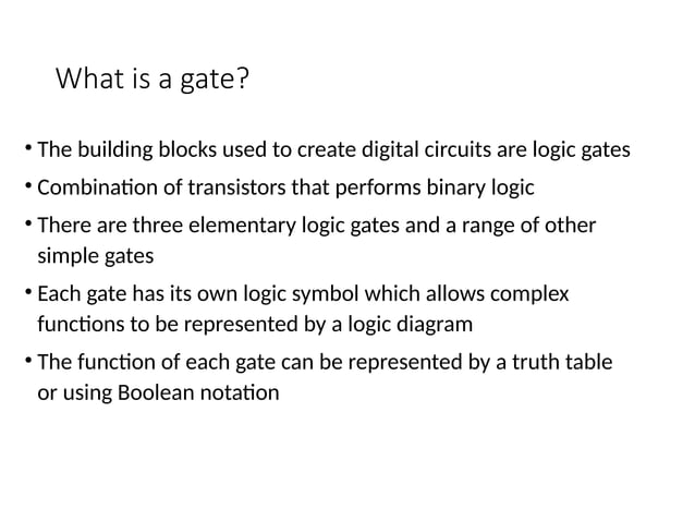 3_Basic Logic Gates universal gates.pptx | Programming Languages ...