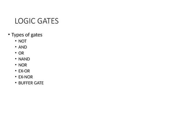 3_Basic Logic Gates universal gates.pptx | Programming Languages ...