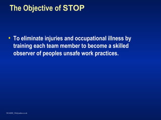 3 basics of stop | PPS