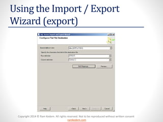 SSIS Basic Data Flow | PDF