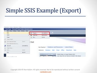 SSIS Basic Data Flow | PDF