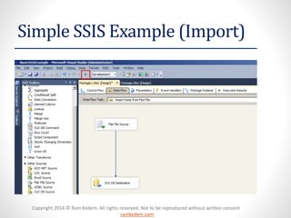 SSIS Basic Data Flow | PDF