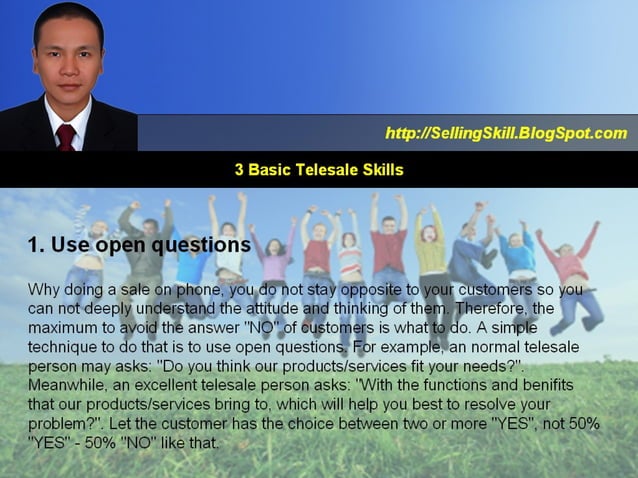3 basic telesale_skills_post | PPT