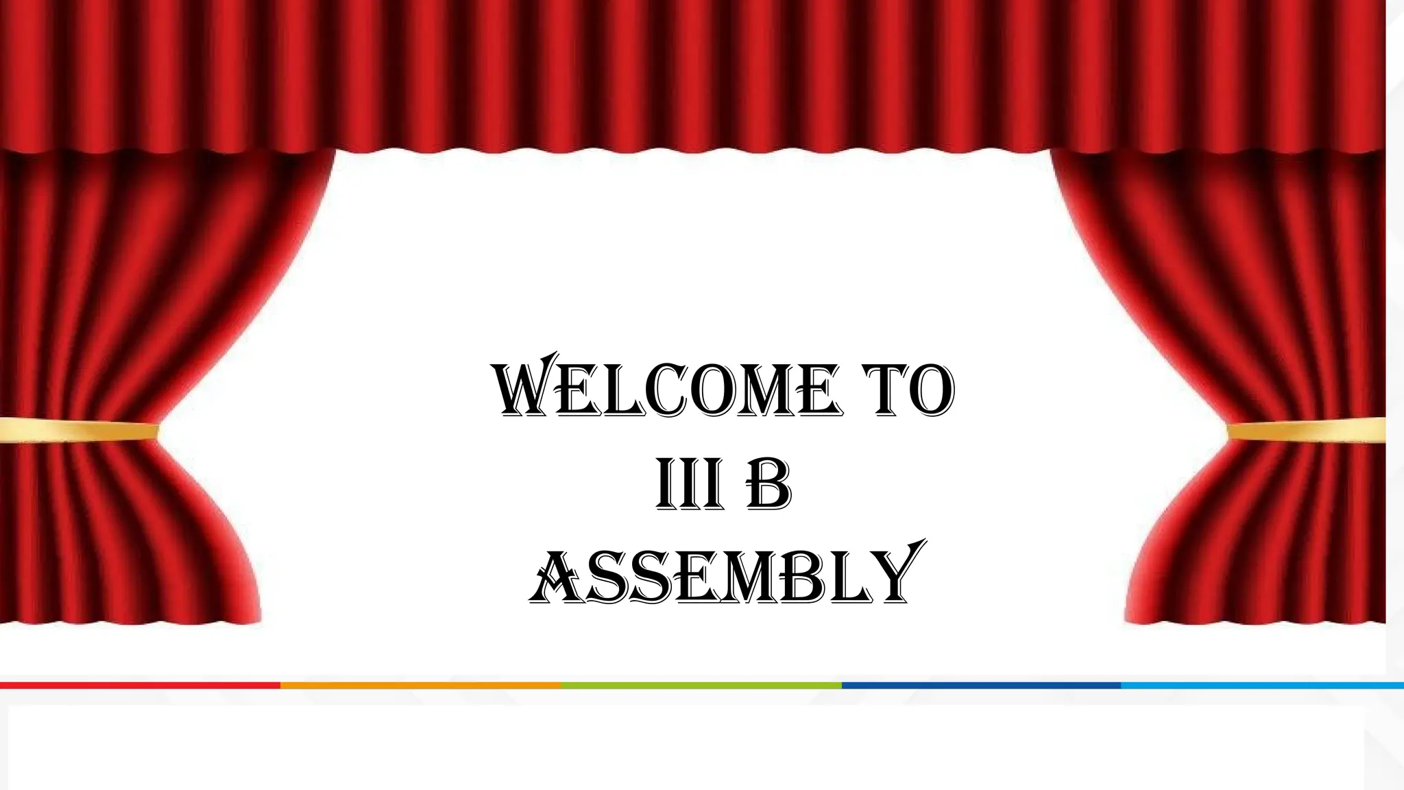 3B Assembly PPT in a school represent by all students | PPTX