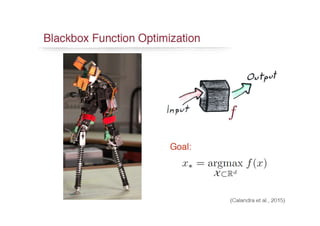 Automatic Gain Tuning based on Gaussian Process Global Optimization (= Bayesian Optimization) | PPT
