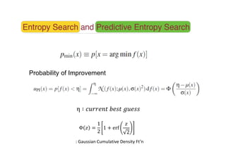 Automatic Gain Tuning based on Gaussian Process Global Optimization (= Bayesian Optimization) | PPT