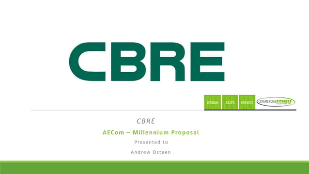 CBRE AECom Fitness Proposal | PPTX