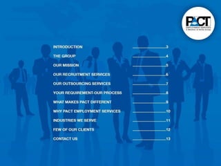PACT Employment Services | PPT