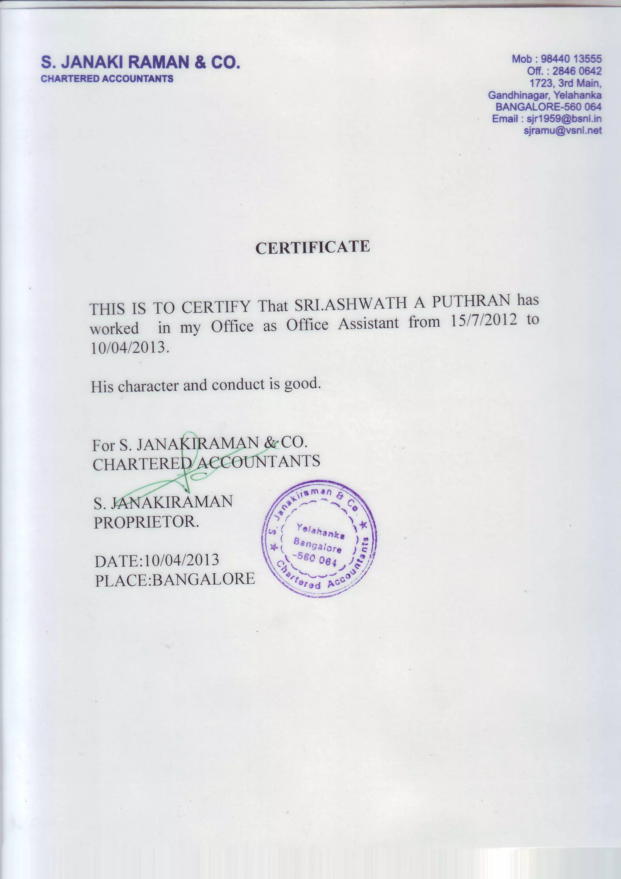 Audit firm Expr Letter.PDF