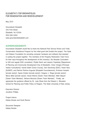 GroundworkElizabeth_BrownfieldReport.final_.small_ | PDF