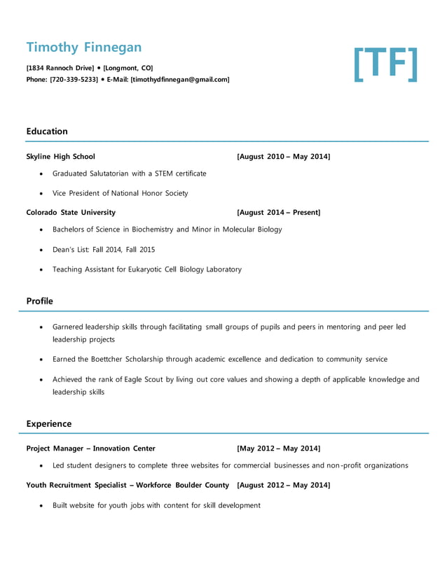 Resume | PDF