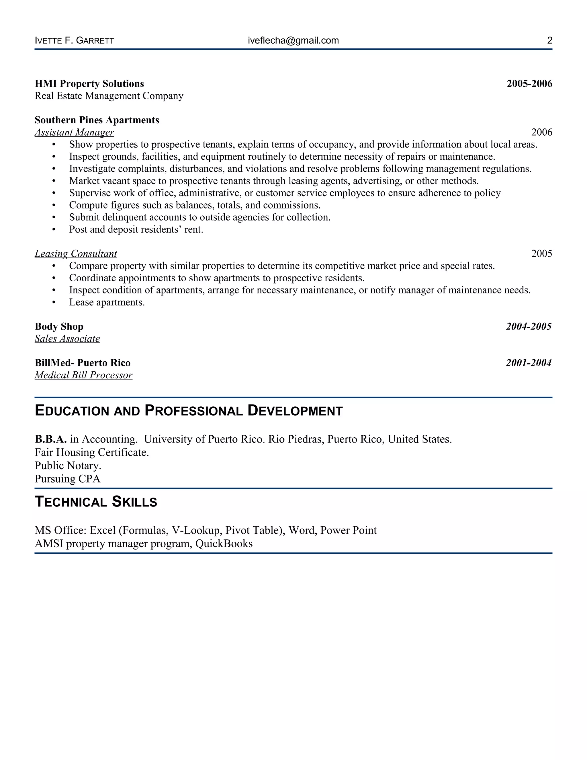 I Garrett resume | DOC