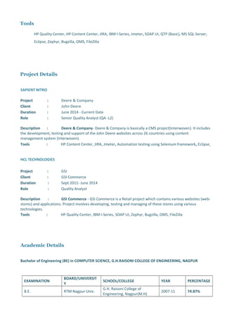 Swapnil Gawali Resume (2) | PDF