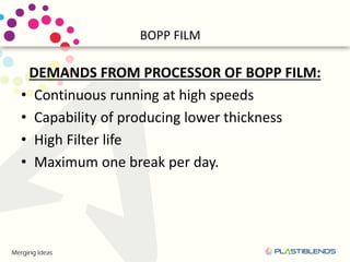 BOPP Presentation for Customers Meet . | PDF