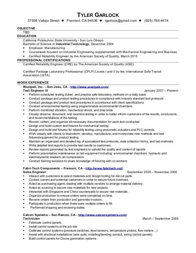 Tyler Garlock Resume