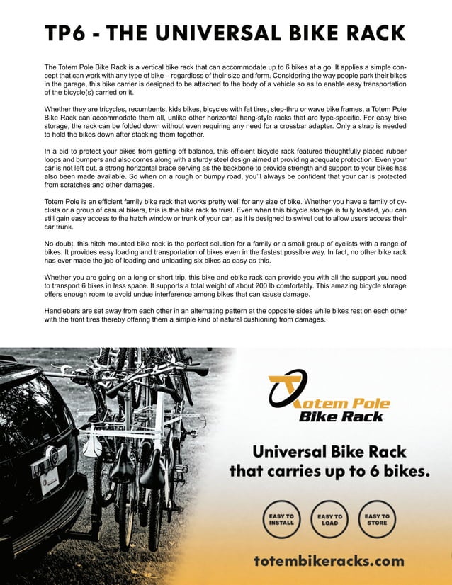 TP6-UniversalBikeRack | PDF
