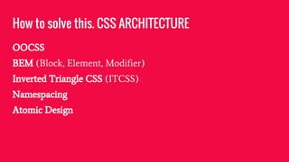 CSS Architecture 101 | PDF | Web Development | Internet