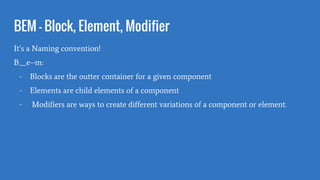 CSS Architecture 101 | PDF | Web Development | Internet