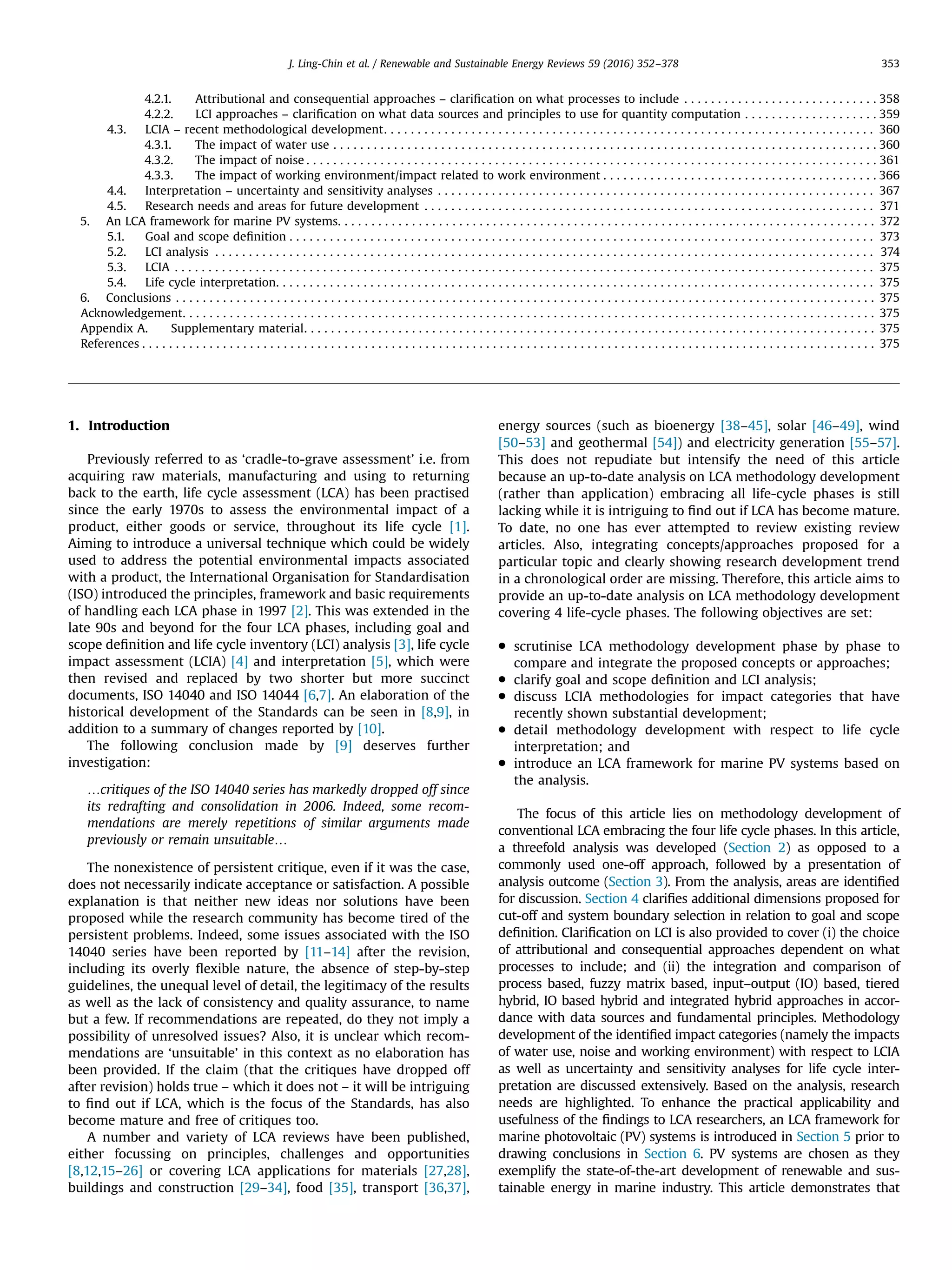 Life cycle assessment (LCA) - from analysing methodology development to ...