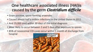 Vaccines Clostridium difficile Presentation | PPTX | Infectious ...