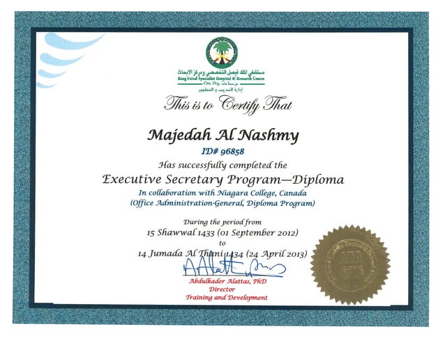 Certificate - Office Admin - Executive (2) | PDF