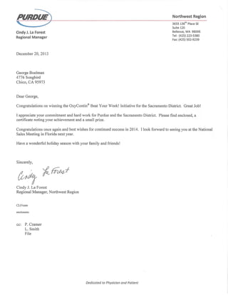 Oxycontin Letter | PDF