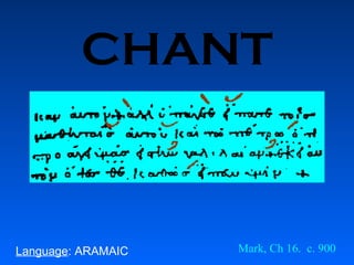 CHANT | PPT