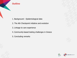 Community-based HIV testing: the Athens Checkpoint initiative | PPT ...