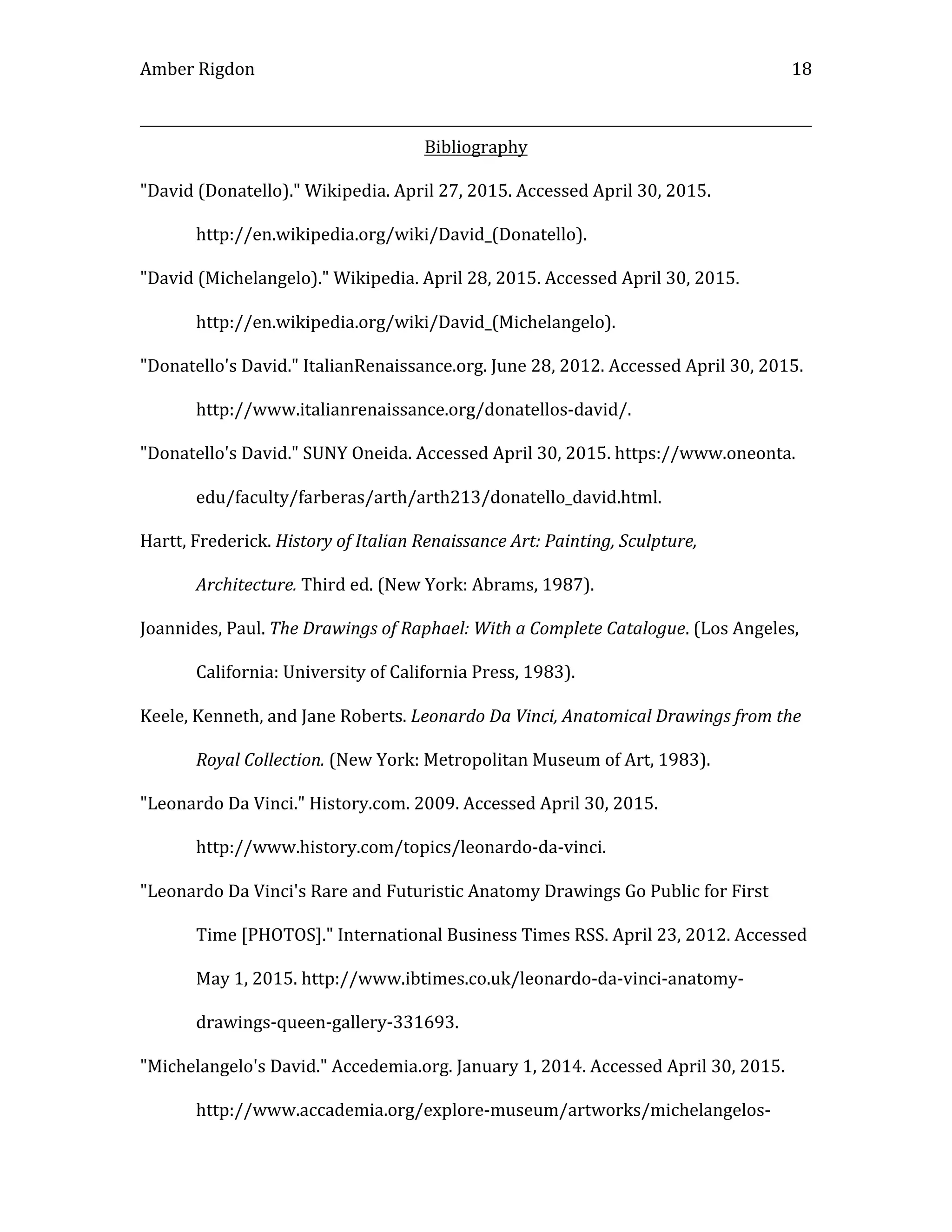 The Influence of Anatomy on Renaissance Art | PDF