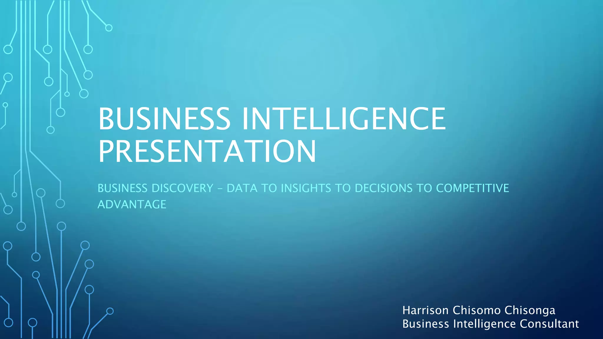Business Intelligence Presentation | PPTX | Databases | Computer ...