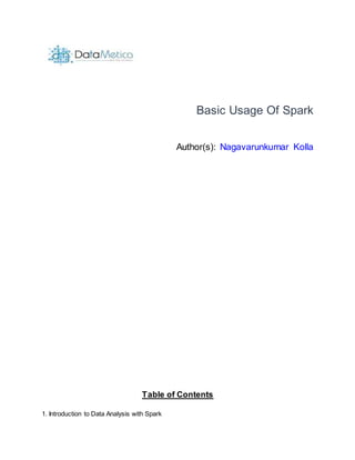 Spark_Documentation_Template1 | DOCX | Databases | Computer Software ...