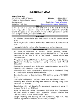 CIVIL & STRUCTURAL_KIRAN KUMAR | PDF