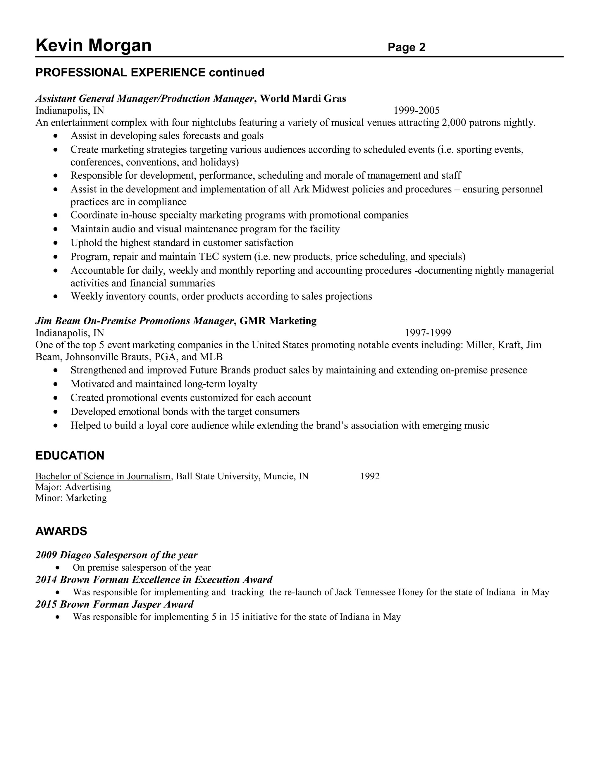 My DSM Resume | DOC