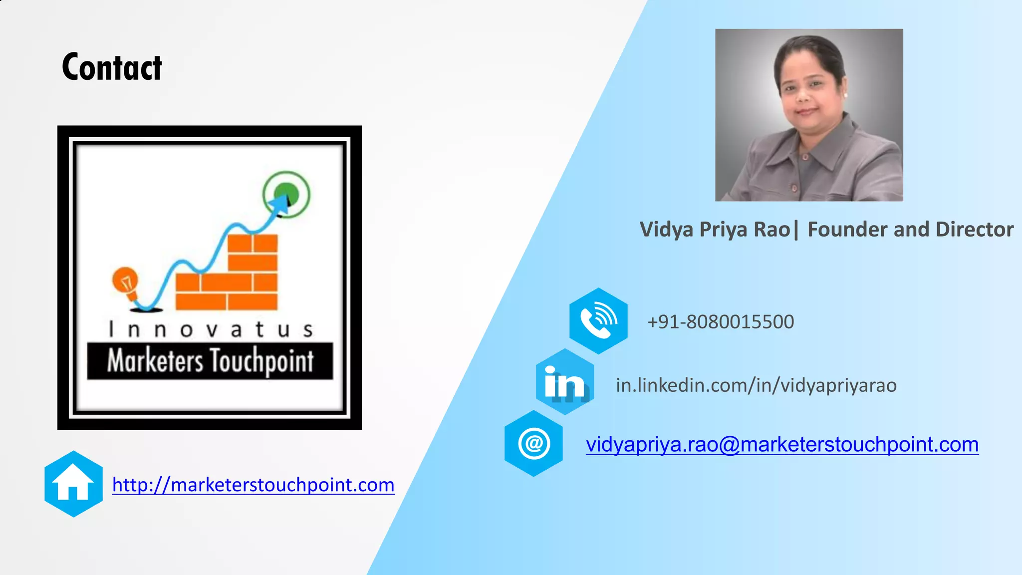 Innovatus Marketers Touchpoint - Corporate Presentation | PDF