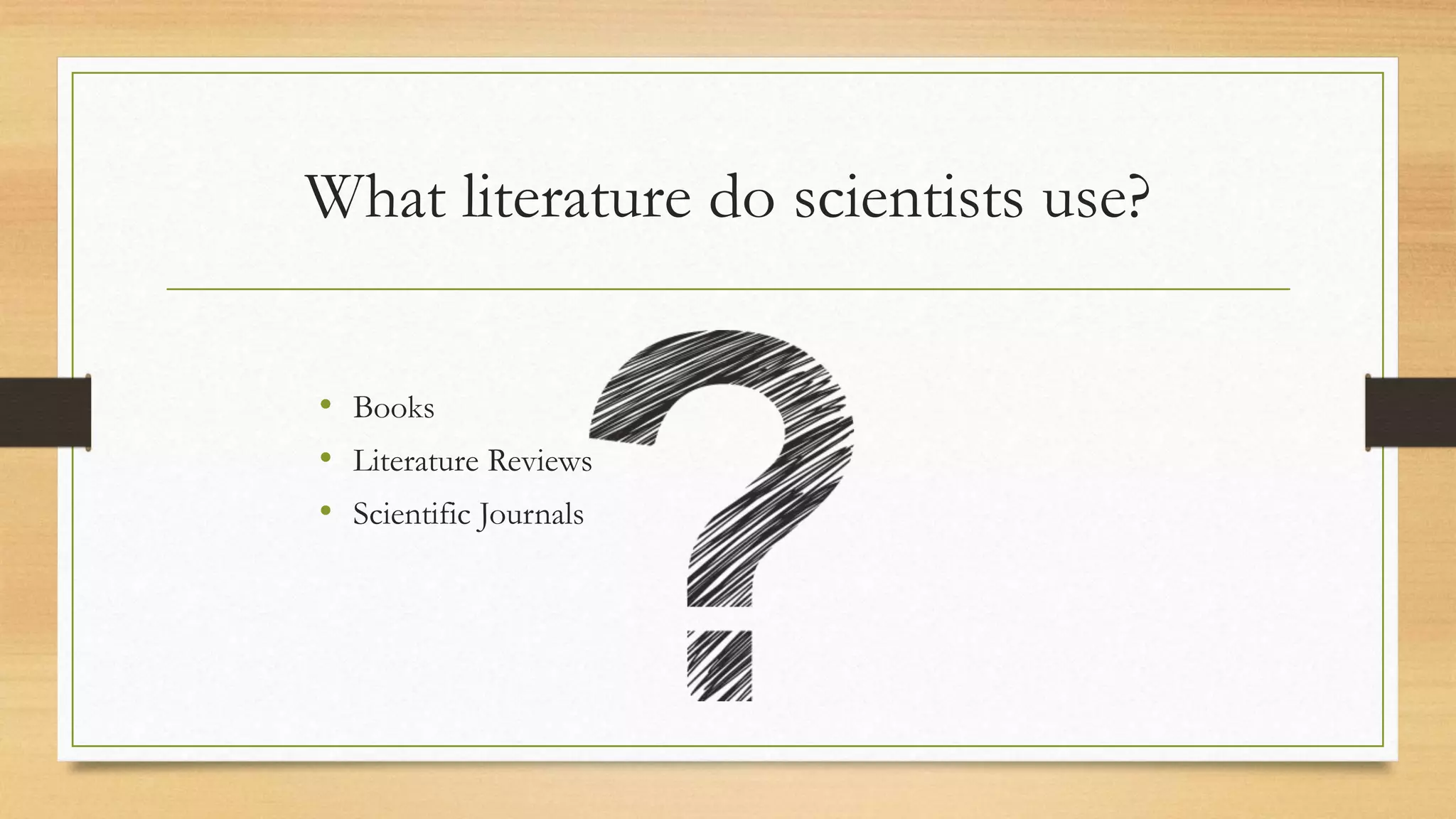 Reading Scientific Literature | PPTX