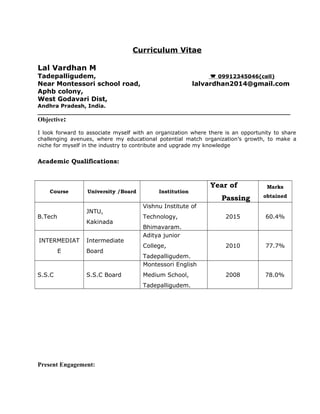Vardhan | DOC | Business and Finance