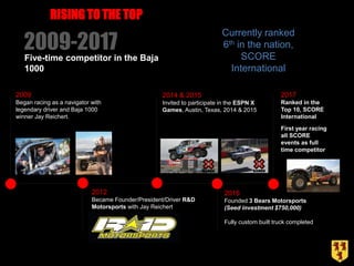 3 Bears Racing Investor Presentation | PPT