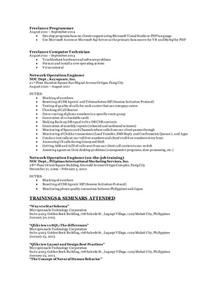 CV | DOCX | Databases | Computer Software and Applications