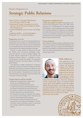 Lund Brochure | PDF