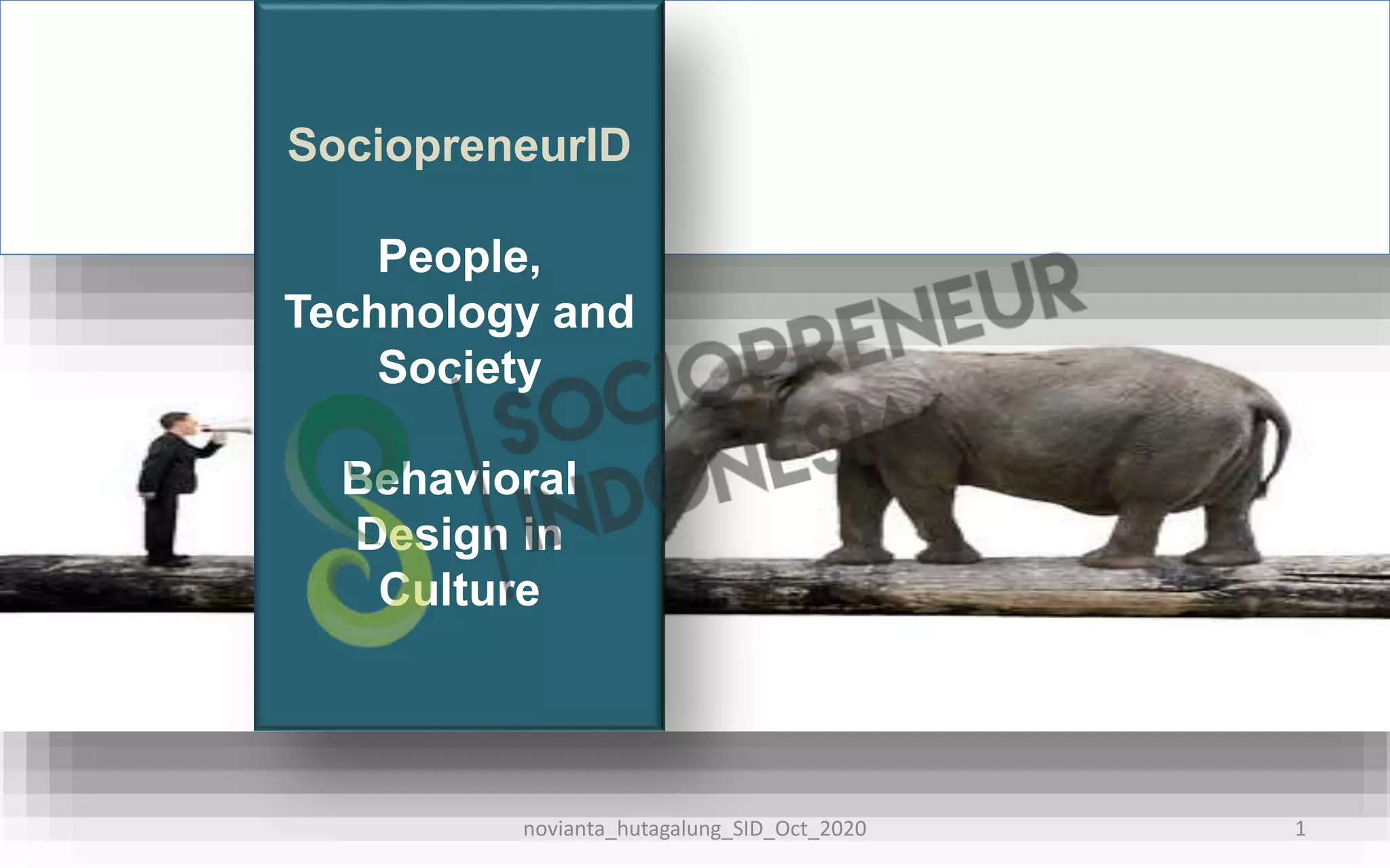#3 Behavioral Design and Culture by Novianta Hutagalung | PPTX