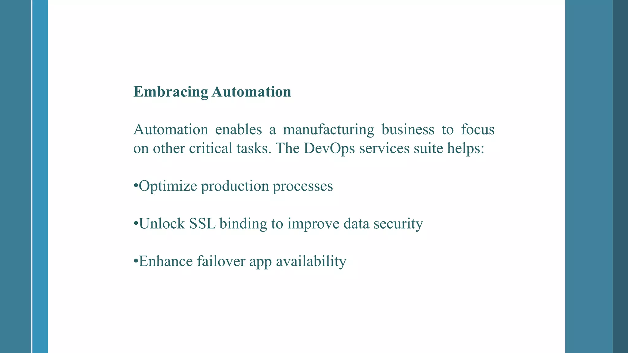 3 Benefits DevOps Development Company Bring To A Manufacturing Business ...
