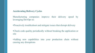 3 Benefits DevOps Development Company Bring To A Manufacturing Business ...