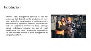 3 Benefits of Asset Management Software | PPTX | Technology & Computing