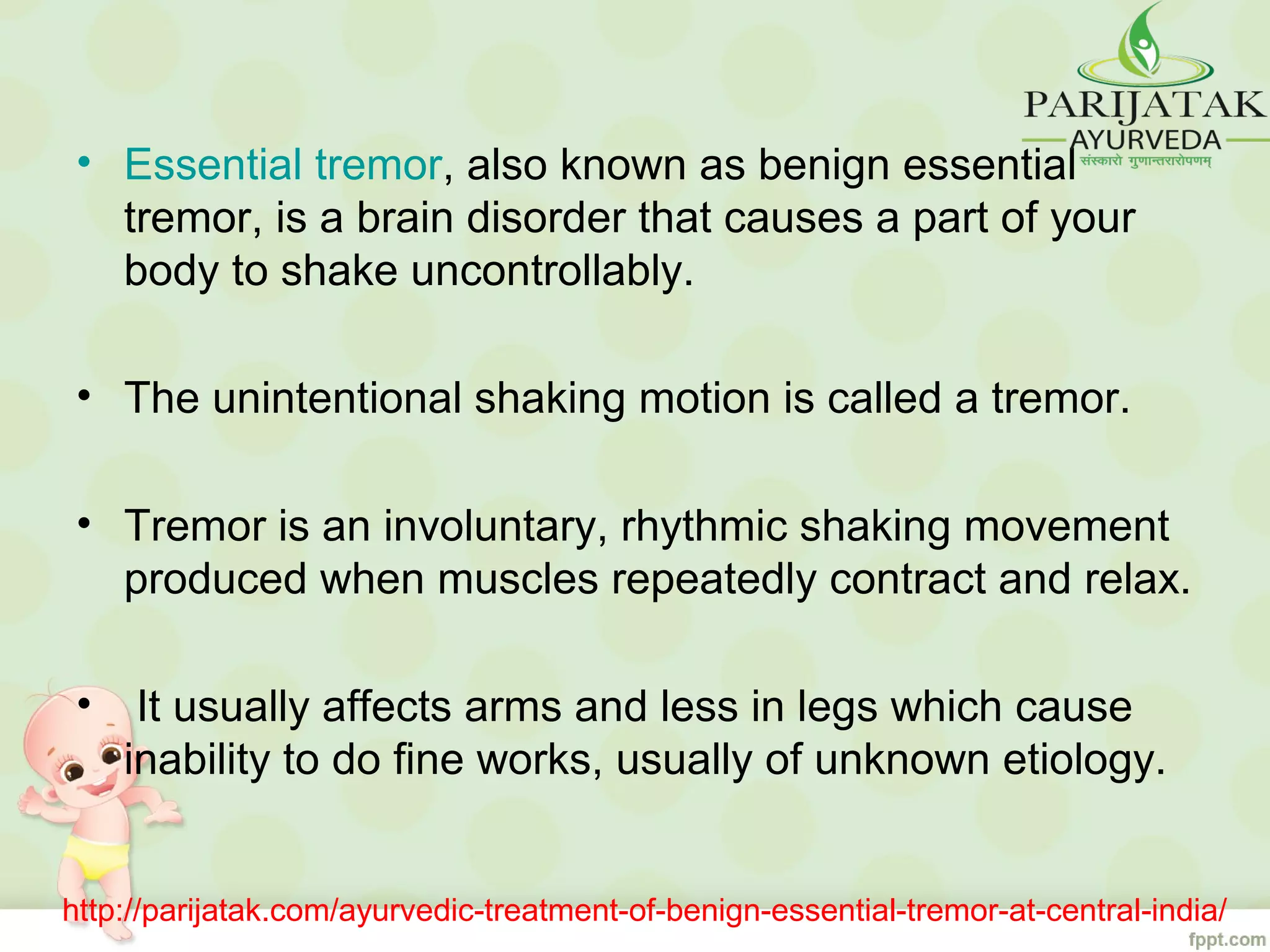 benign essential tremor | PPT