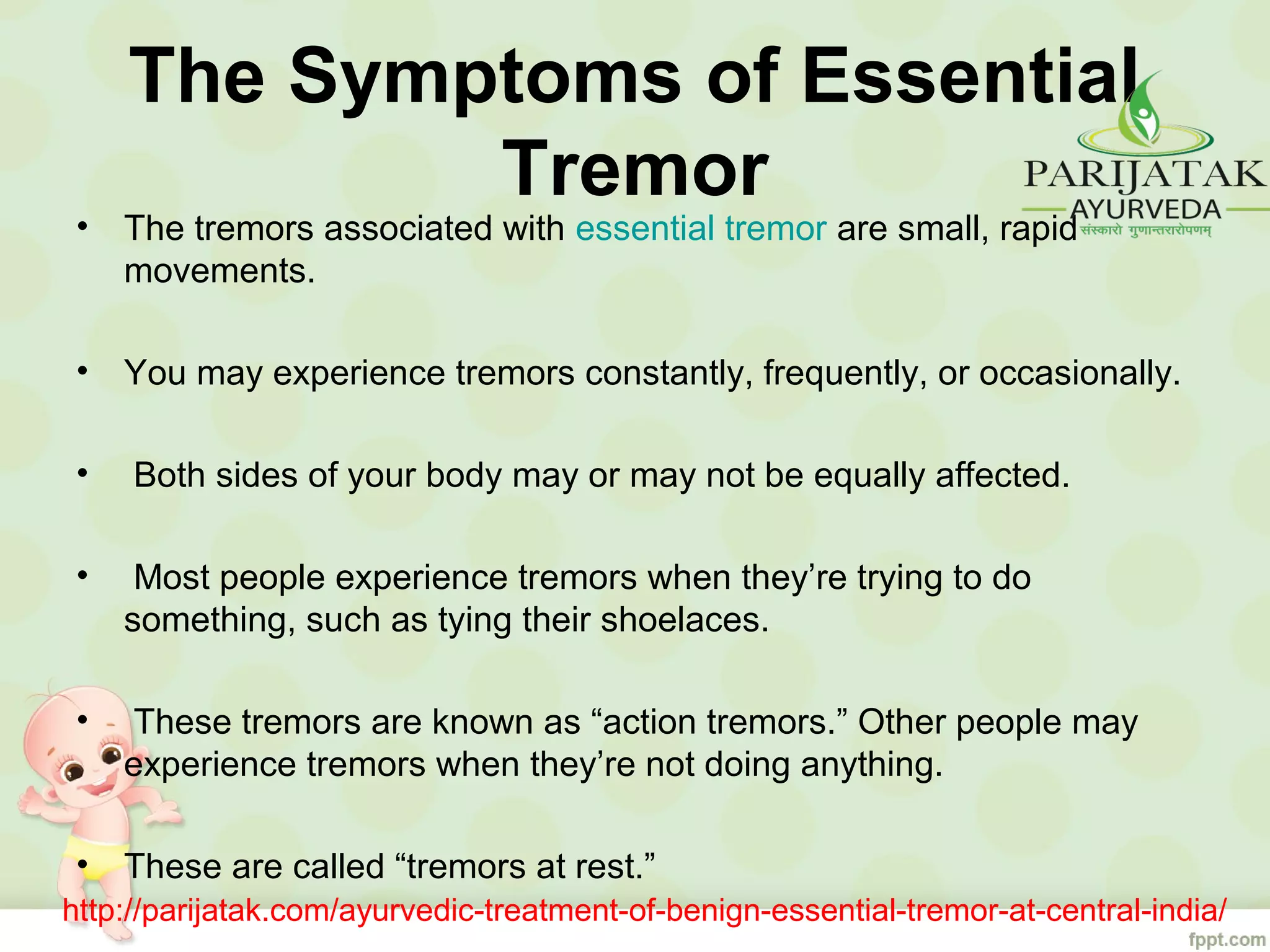 benign essential tremor | PPT