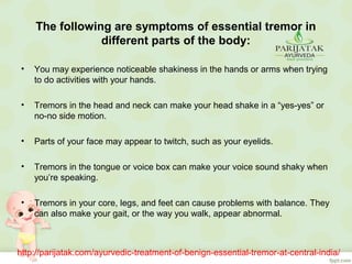 benign essential tremor | PPT